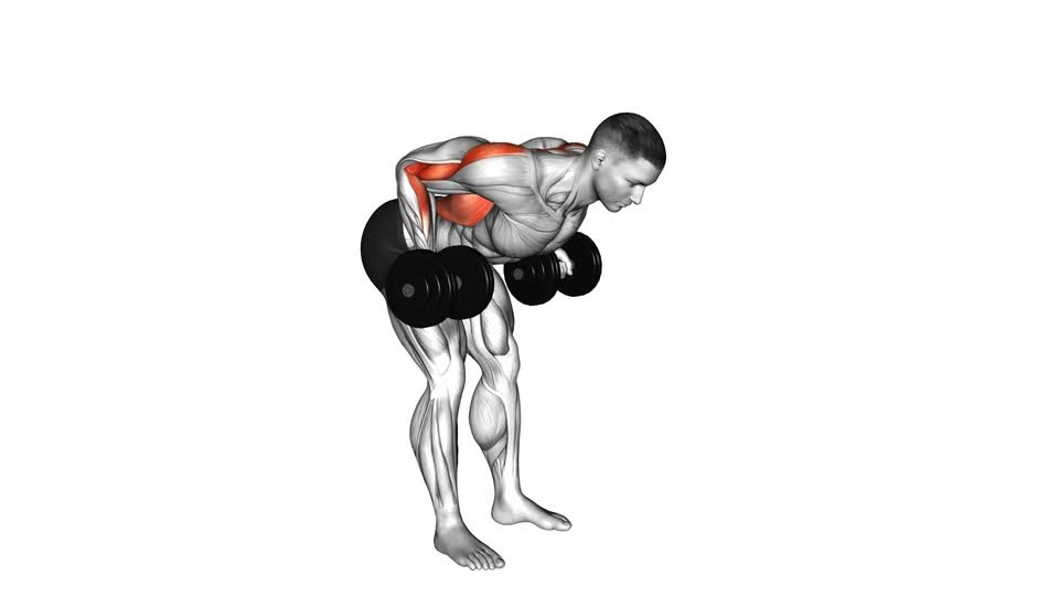Dumbbell Bent-Over Reverse Row - ManiacMuscle